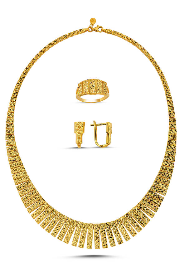 Altın Üçlü Set SET - Hoşhanlı Kuyumculuk